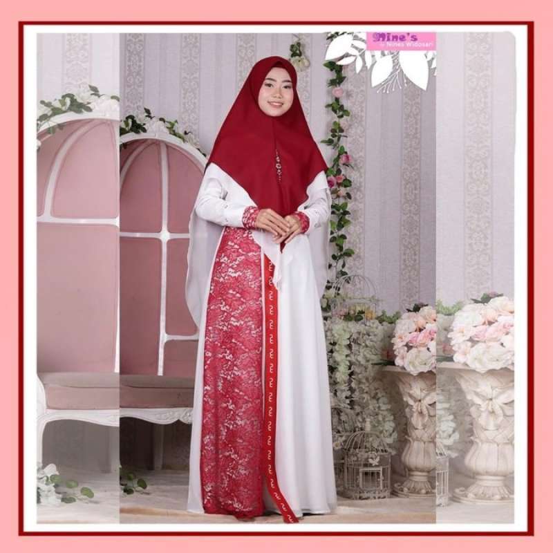 Promo gamis merah putih | 03 | Gamis Merdeka | 17 Agustus | Baju ...