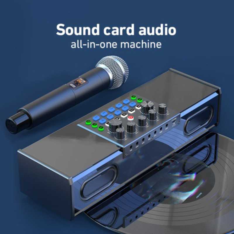 Jual Soundcard Speaker All-in-one Machine Sy168 Live Sound Card K ...