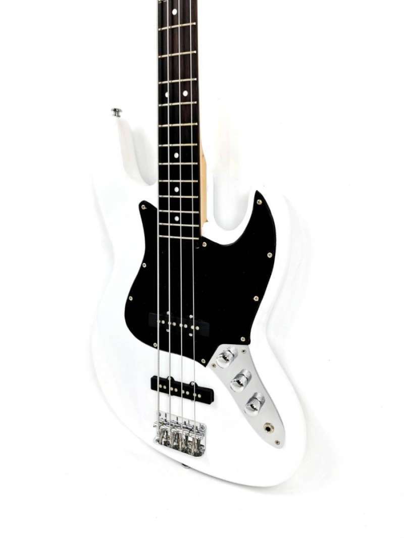 Jual Bass Elektrik Merk Scorpion Model Jazz Bass Tipe Sj200 Warna Putih ...