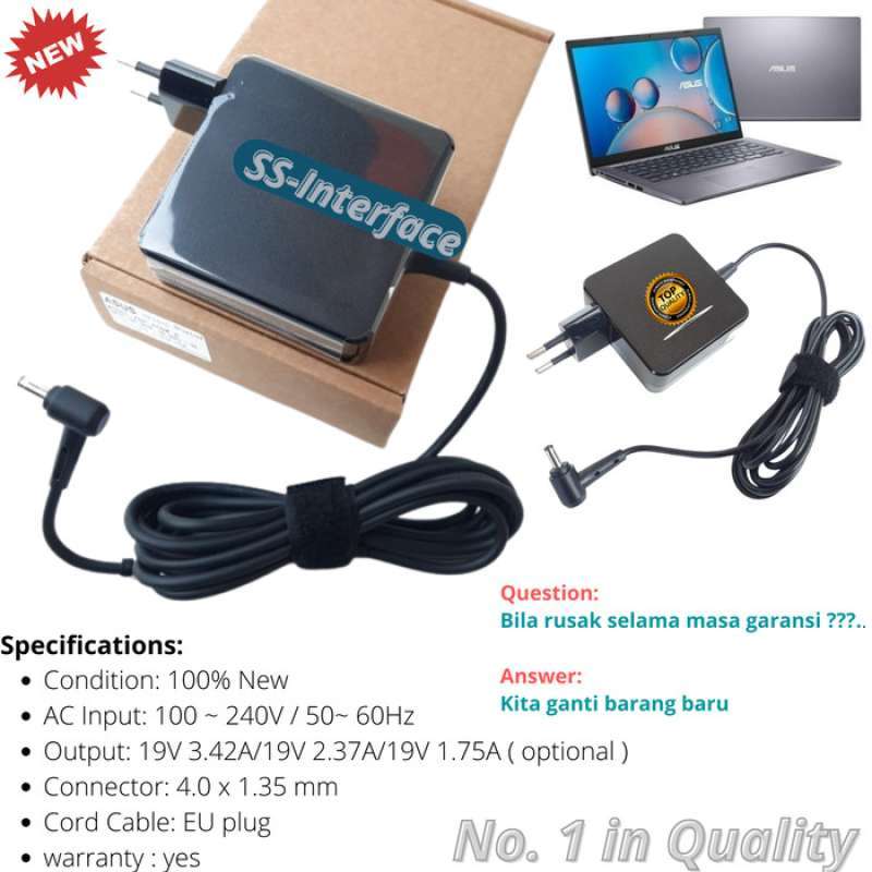 Jual Laptop Asus X441 X441M X441U X441B new adaptor charger high ...