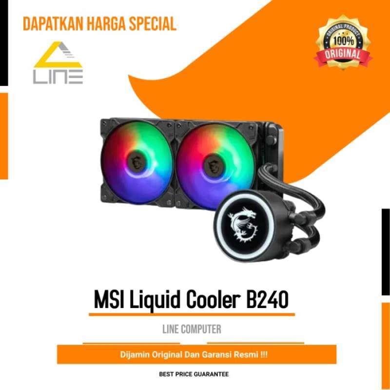 Promo CPU Cooler - MSI MAG CORELIQUID B240 RGB - AIO Cooler MSI 240 ...