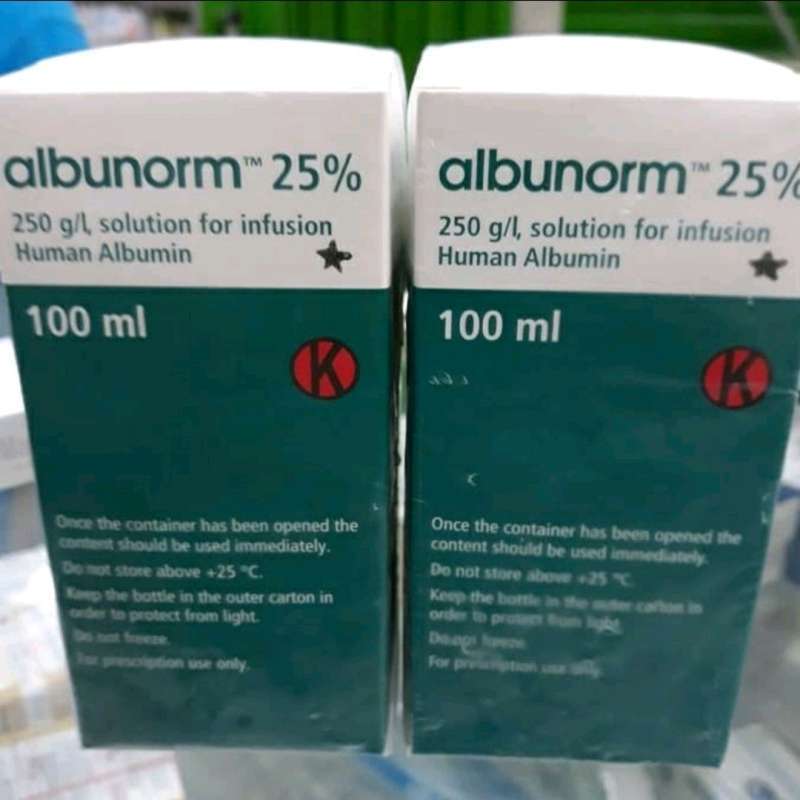 Jual Albunorm/25%/albumin/human/100ml/box Original Di Seller Apotek ...