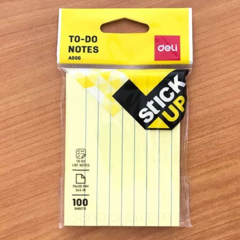 Promo Deli Memo Tempel Large Sticky Notes 100 Lembar/pad Kertas Tulis ...