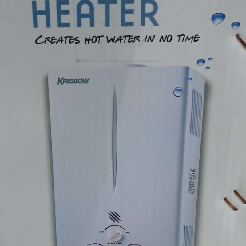 Jual Krisbow Water Heater Gas Pemanas Air Shower Kamar Mandi Di Seller ...