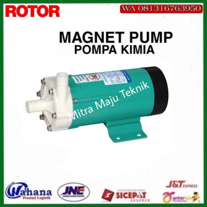 Promo Pompa Kimia Asam Magnetic Drive Pump ROTOR MD15R Pompa Chemical ...