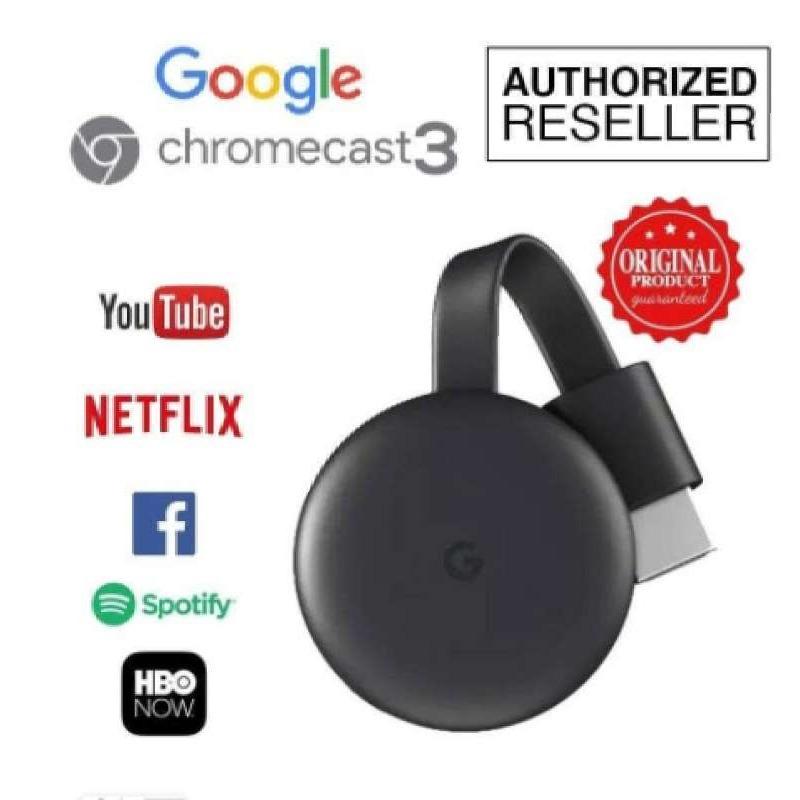 Promo Google Chromecast 3 / 3rd Generation Hdmi Media Streamer Original Diskon 29% Di Seller ...