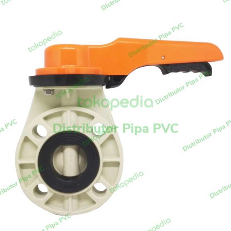 Promo Butterfly Valve PPH 3 inch DN80 EPDM Fitting PPH Pipa PPH Diskon ...