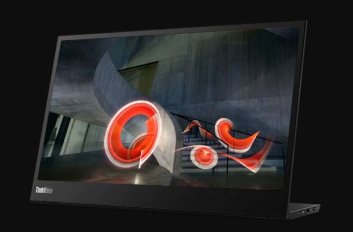 Promo Monitor LED Portable Lenovo Thinkvision M14T FHD M14 USB C ...