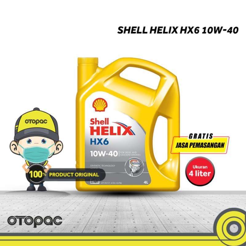 Jual Oli Shell Helix Hx6 10w-40 Galon Original Di Seller Berkah ...