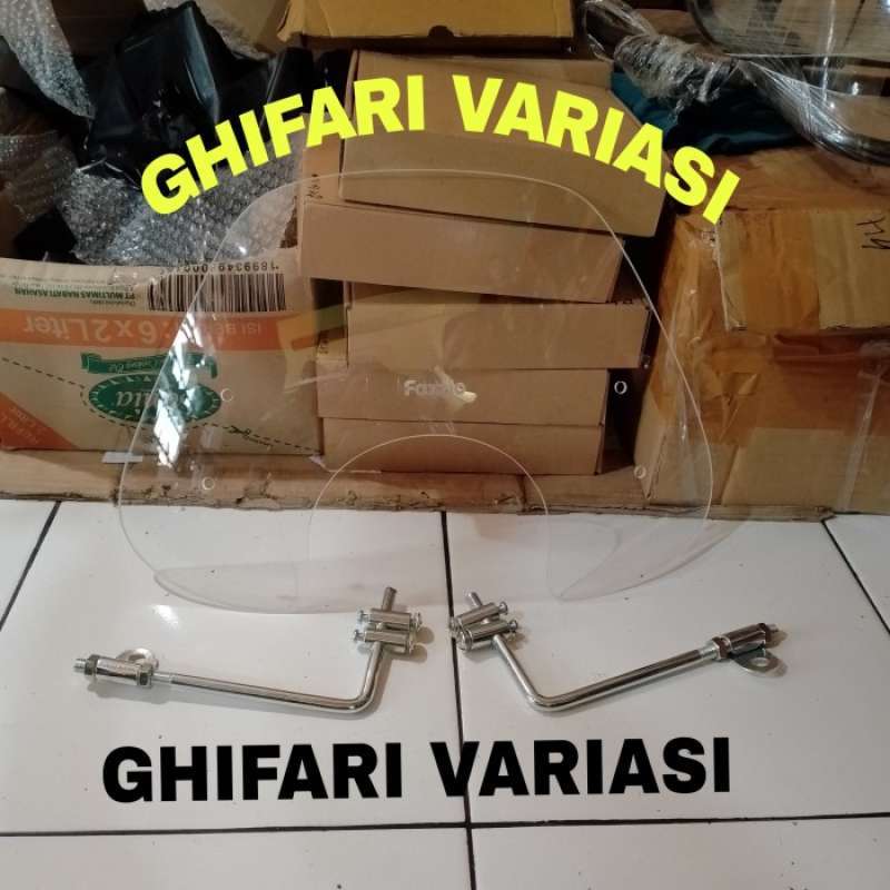 Promo aksesoris fazzio windshield winsil kaca depan motor yamaha fazzio ...