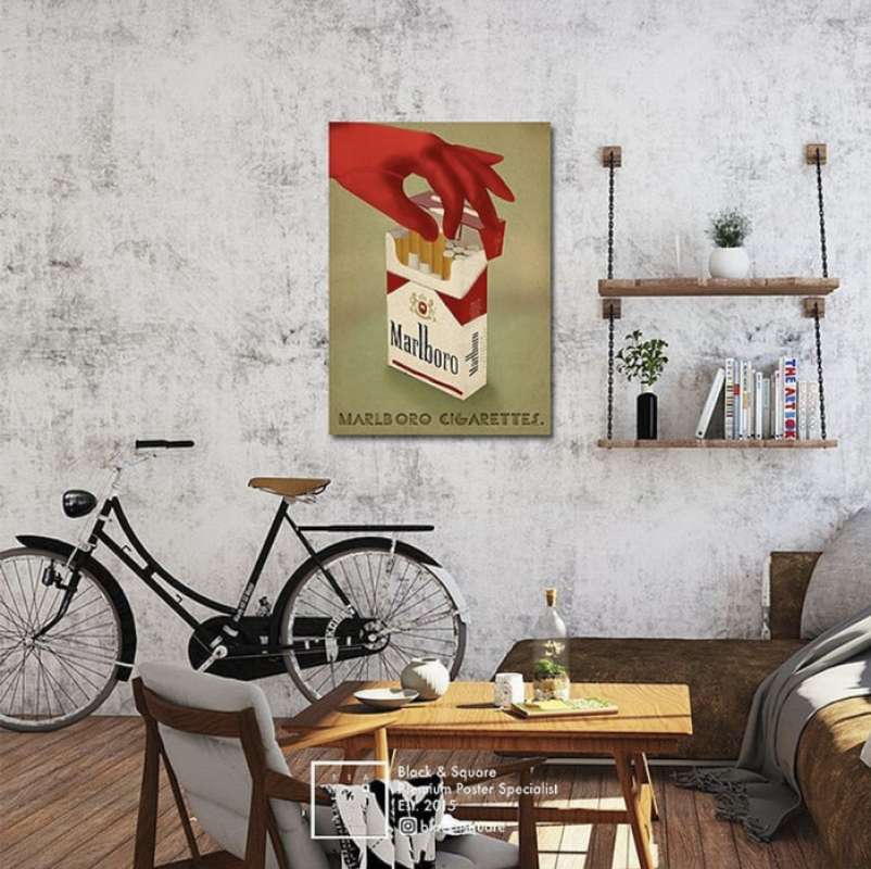 Promo Premium Poster - Marlboro Classic Ads - Borderless Frame 60x84cm ...