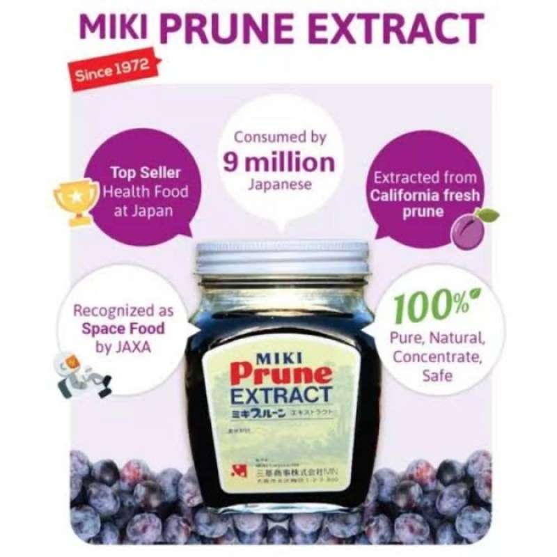 Jual Miki Prune Extract Juice Import Untuk Kesehatan Organ Tubuh Di ...