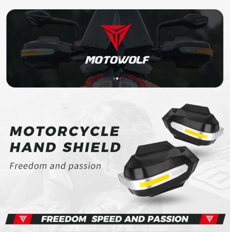 Promo Motowolf Hand Guard Handguard Metal Safety Pelindung Tangan Motor ...