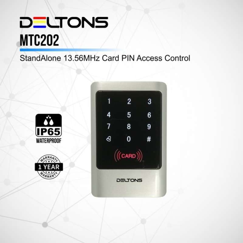 Jual waterproof outdoor door access control card akses kontrol 13.56mhz ...