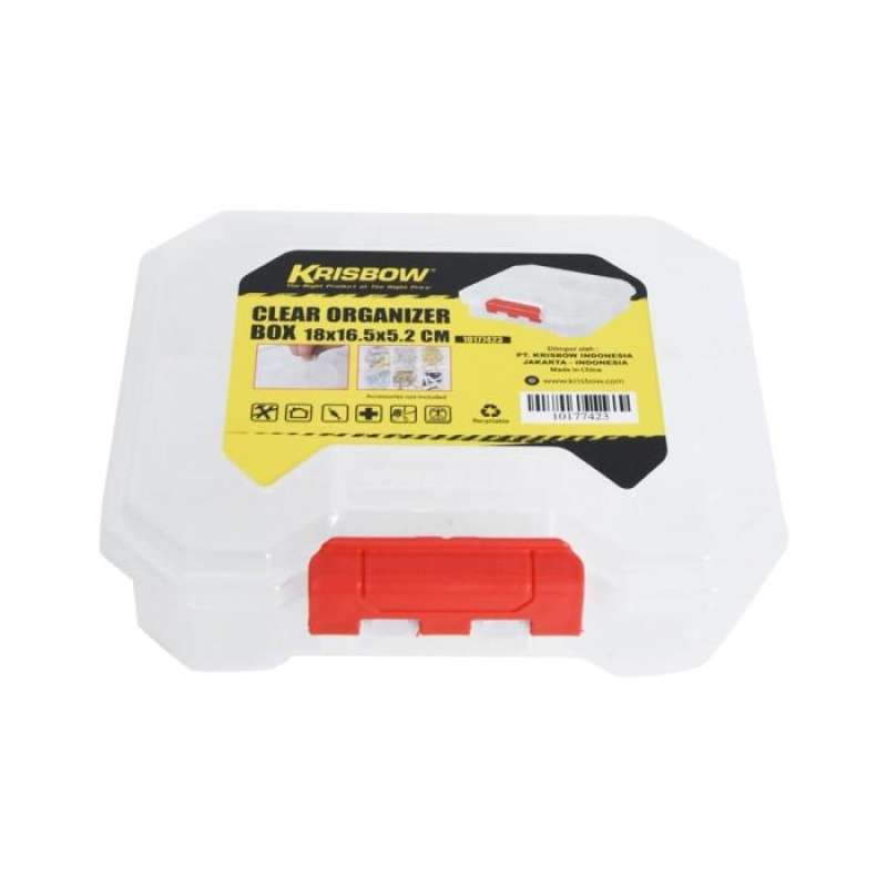 Promo Krisbow Clear Organizer Box Kotak Aksesoris Perkakas Lrob1 Diskon ...