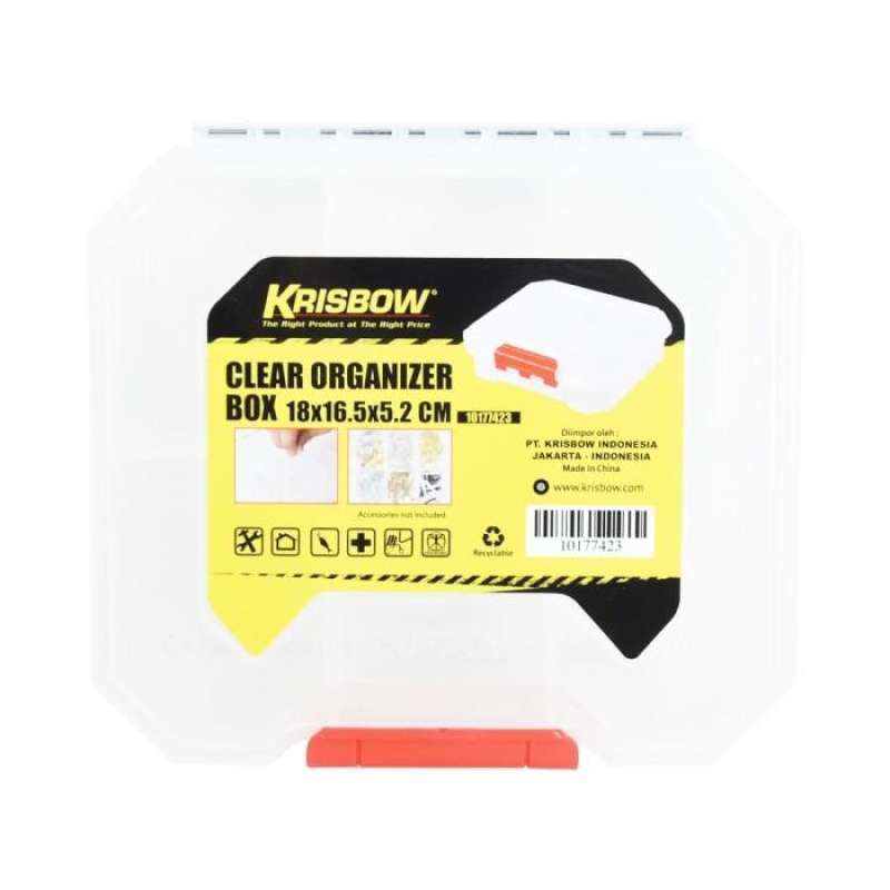 Promo Krisbow Clear Organizer Box Kotak Aksesoris Perkakas Lrob1 Diskon ...