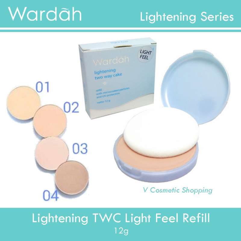 Jual Wardah Lightening Twc Two Way Cake Light Feel Refill Di Seller ...
