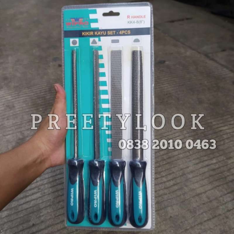 Promo Kikir Kayu WIPRO- Files Wood Set 4 Pcs 8 Inch Termurah Diskon 33% ...