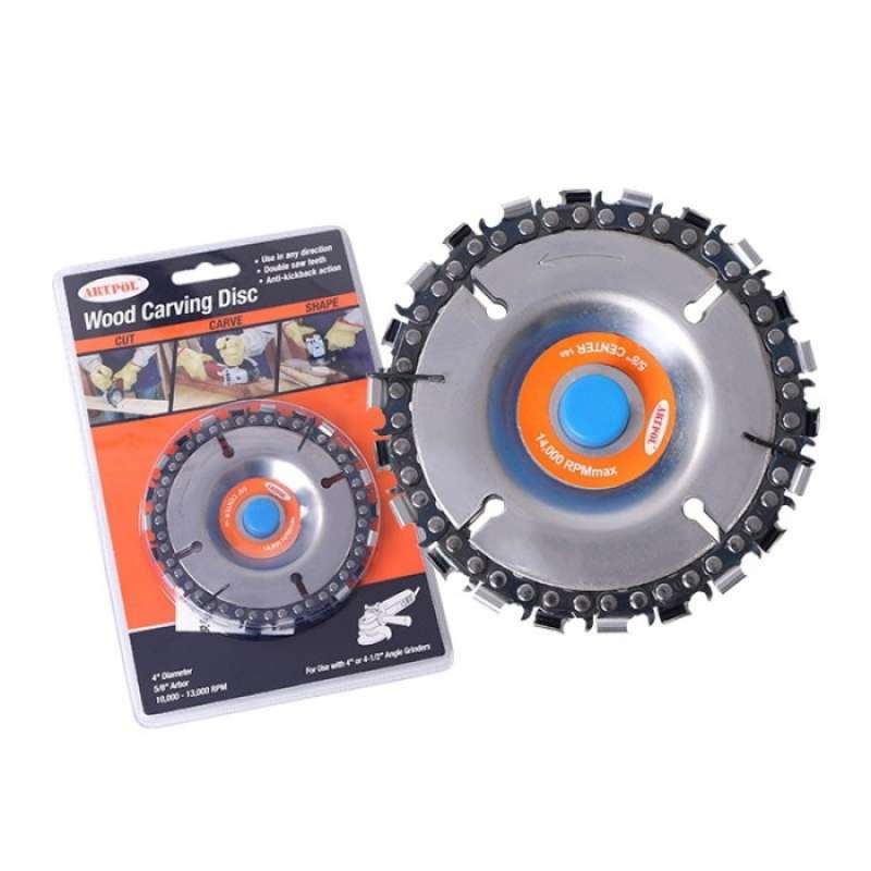 Promo 5 Inch grinder disc 14 tooth fine chain Saw plate wood Carving ...