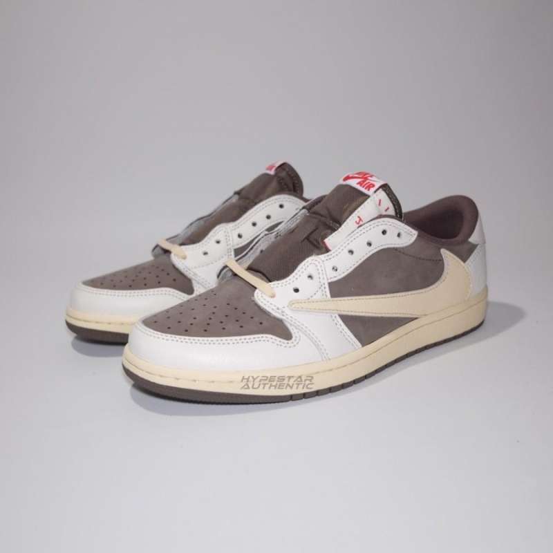 Jual Air Jordan 1 Low OG SP Travis Scott Reverse Mocha (100% Authentic ...