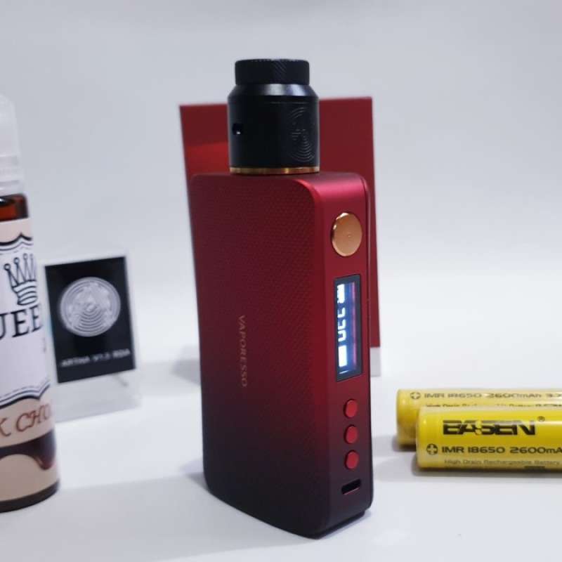 Promo PAKET SIAP NGEBUL VAPE MOD VAPORESSO GEN 220 WATT KIT RDA LENGKAP ...