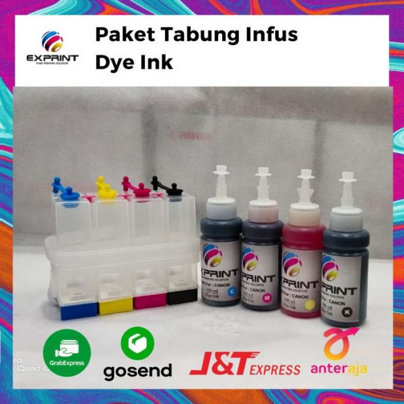 Jual Tabung Infus Printer + Tinta 4 Warna Di Seller Cetakanmu Store ...