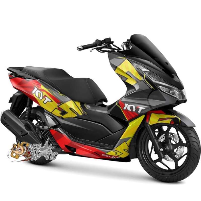 Jual Decal Stiker Full Body Motor Honda PCX 160 / PCX150 Grafis Helm di ...