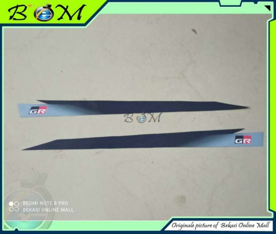 Jual Striping Stiker Sticker Toyota Fortuner GR sport 2022 hitam di ...