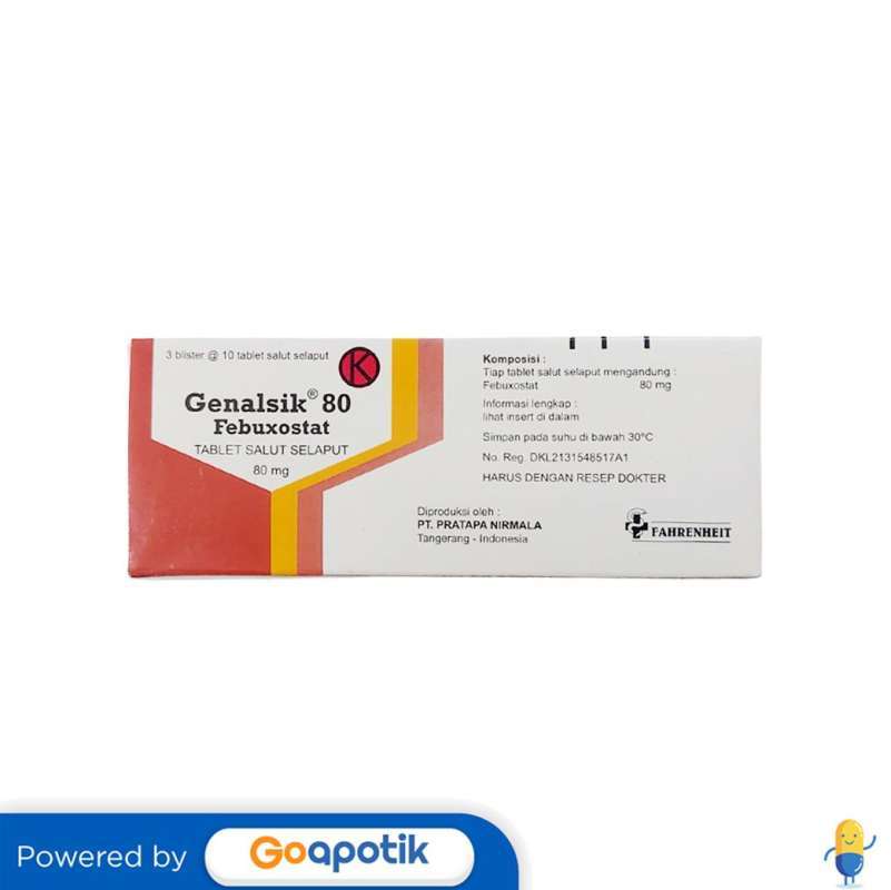 Jual Genalsik 80 Mg Box 30 Tablet Di Seller Apotek Bintang 7 ...