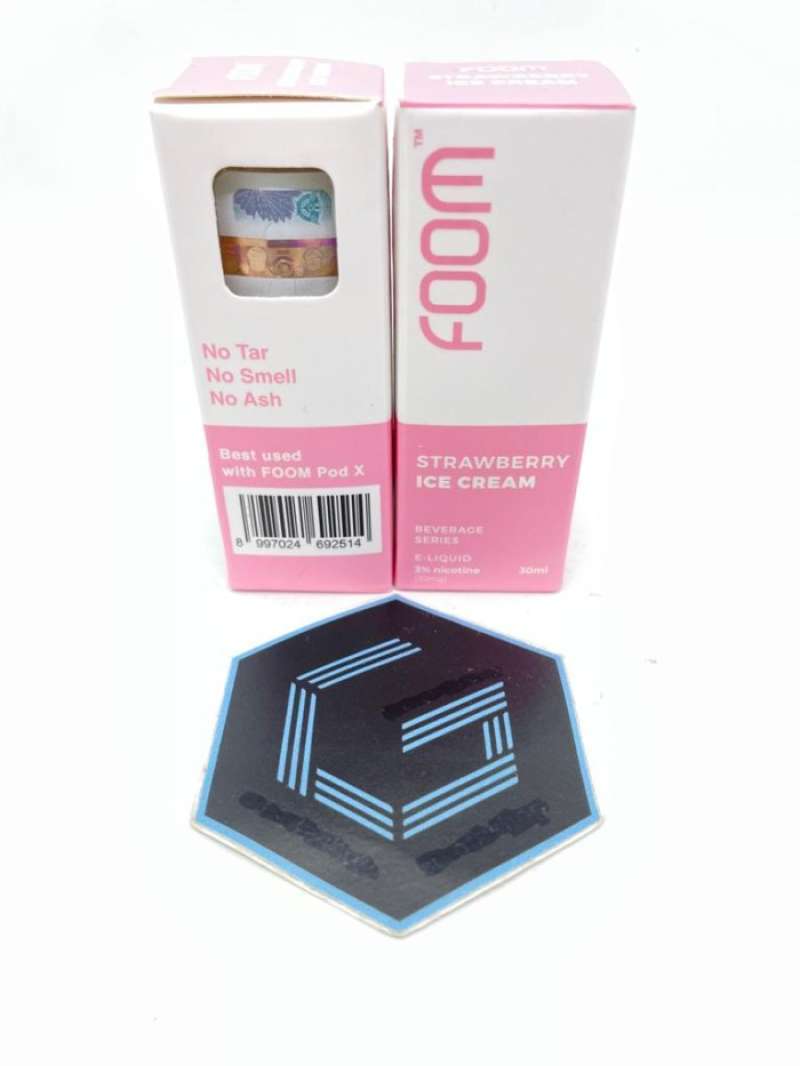 Jual SALT - Foom STRAWBERRY ICE CREAM 30ml by Foom Lab Liquid Pods ...
