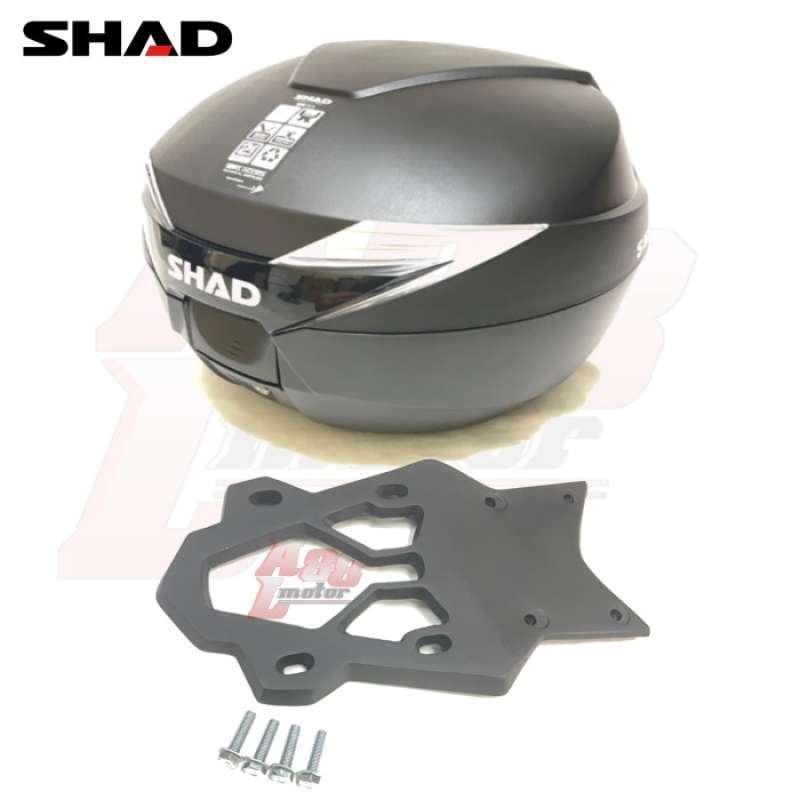 Promo Box Shad Sh39 Hitam Dan Breket Box Honda Pcx 160 Pcx 150 Box Sh ...
