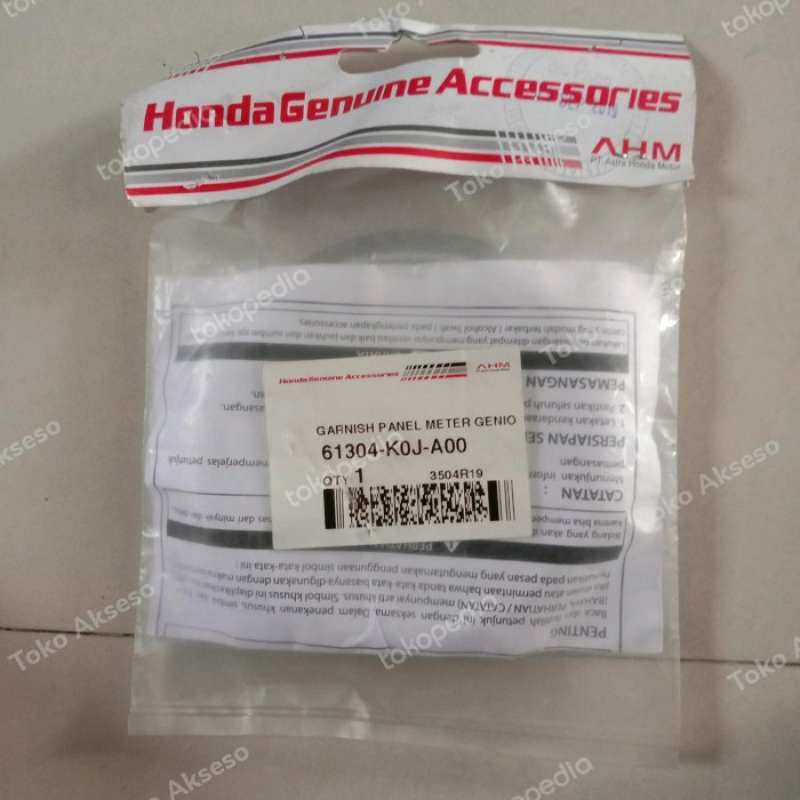 Promo Garnish Panel Meter Genio K0J - Original Honda Diskon 23% di ...