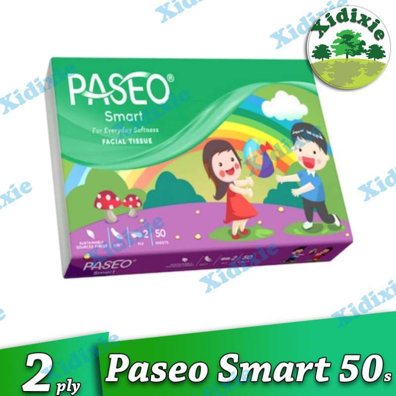 Jual Tissue Paseo Smart 50 sheets 2ply / Tisu Paseo Travel Pack 50 ...