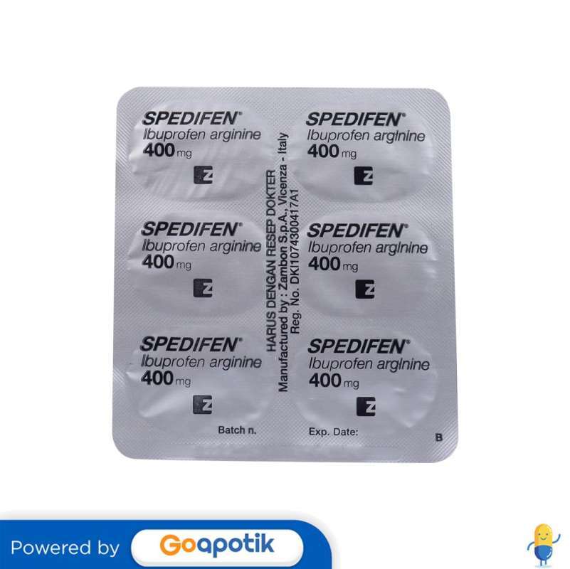 Jual SPEDIFEN 400 MG STRIP 6 TABLET di Seller Apotek Farmasi Denpasar ...