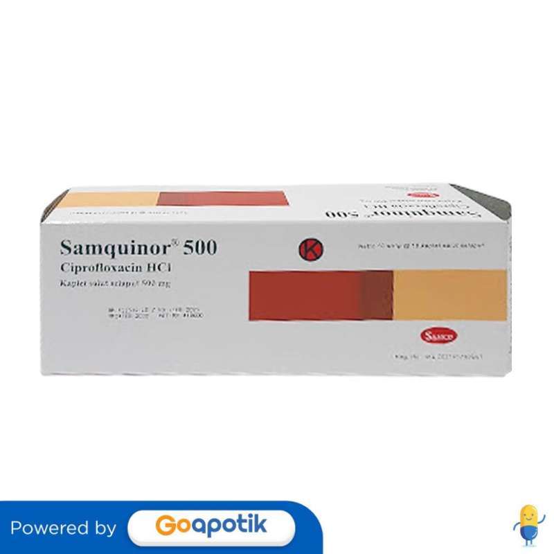 Jual SAMQUINOR 500 MG BOX 100 KAPLET di Seller Apotek Mata Merah - Sei ...