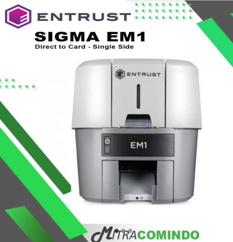 Promo Printer Kartu Id Card Printer Entrust Sigma Em1 Single Side ...