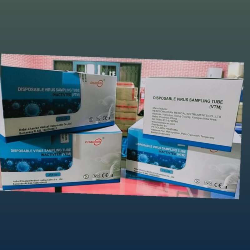 Promo Vtm Swab Chaoran Disposable Virus Sampling Sample Tube 2 Flocked ...