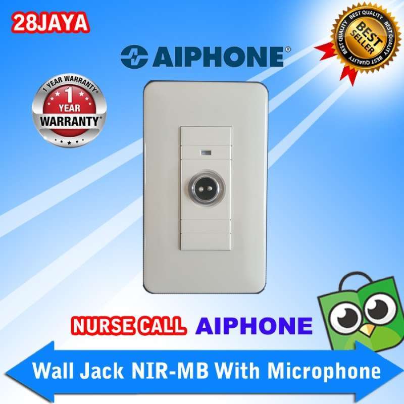 Jual Nurse Call Aiphone Nir-mb Wall Jack With Microphone Di Seller ...