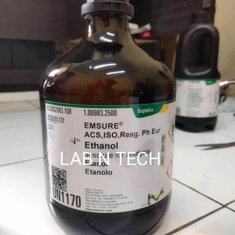 Jual 1.00983.2500 Ethanol Absolute Gr 2.5 L Merck Di Seller Bergas Selalu - Cikoko, Kota Jakarta ...