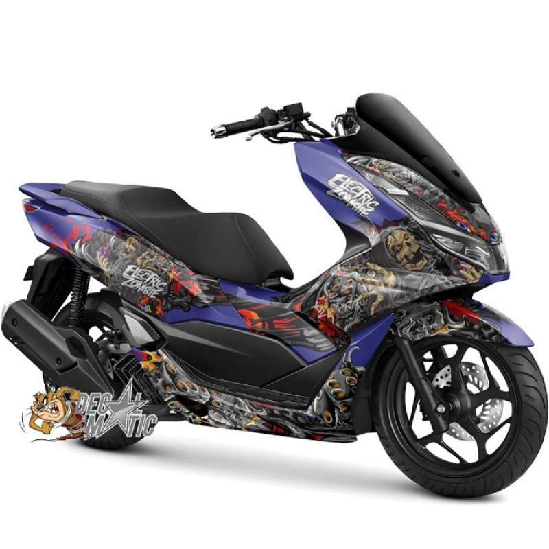 Jual Stiker Decal Full Body Motor Honda PCX 150 PCX160 Electric Zombie ...