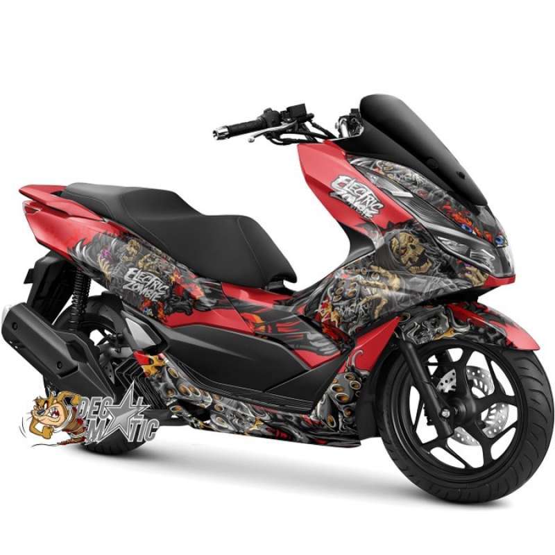 Jual Stiker Decal Full Body Motor Honda PCX 150 PCX160 Electric Zombie ...