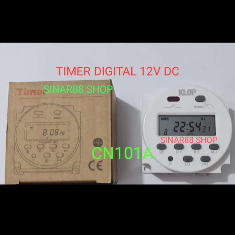Promo Timer/Dimer Digital Dc/Ac 12V 16A/12 Volt 16 Ampere Timer/Dimer ...