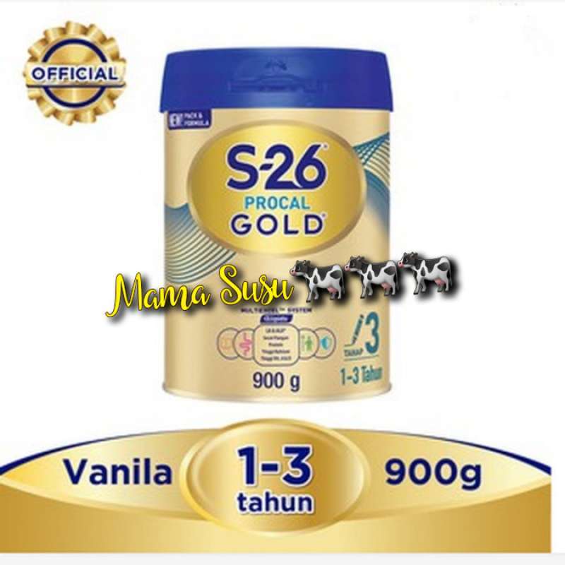 Promo S26 Procal Gold 3 900Gr Susu Formula Anak Usia 1-3 Tahun S-26 ...