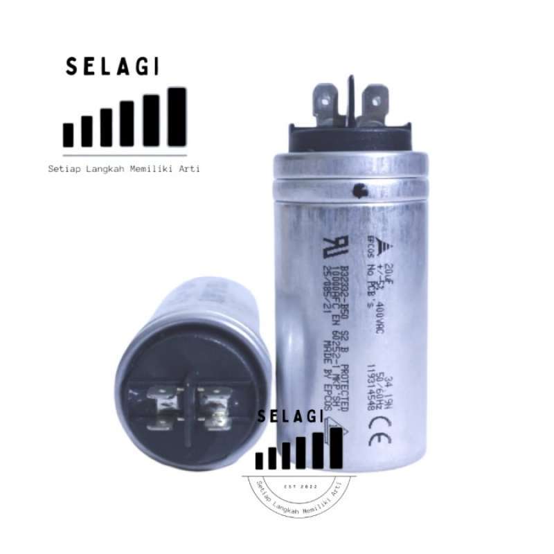 Promo Kapasitor Ac Panasonic 1/2 Pk 20uf Original Diskon 23% Di Seller ...