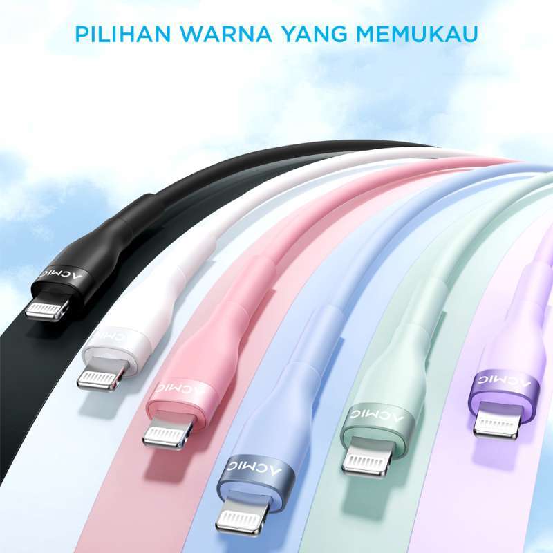 Jual Acmic Uniline Apple Mfi Cable Original Kabel Data Fast Charging ...