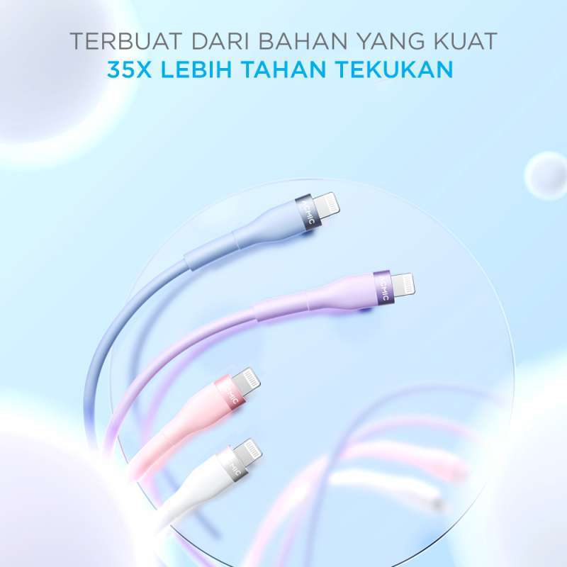 Jual Acmic Uniline Apple Mfi Cable Original Kabel Data Fast Charging ...