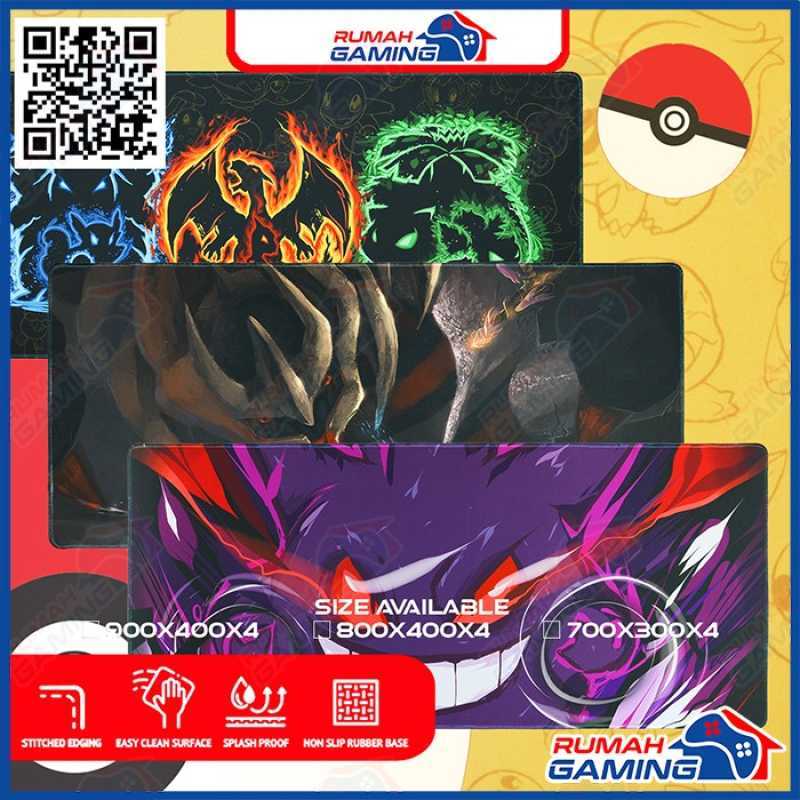 Jual Premium Deskmat - Deskmat Xxl - Pokemon - Black Monster Series Di ...