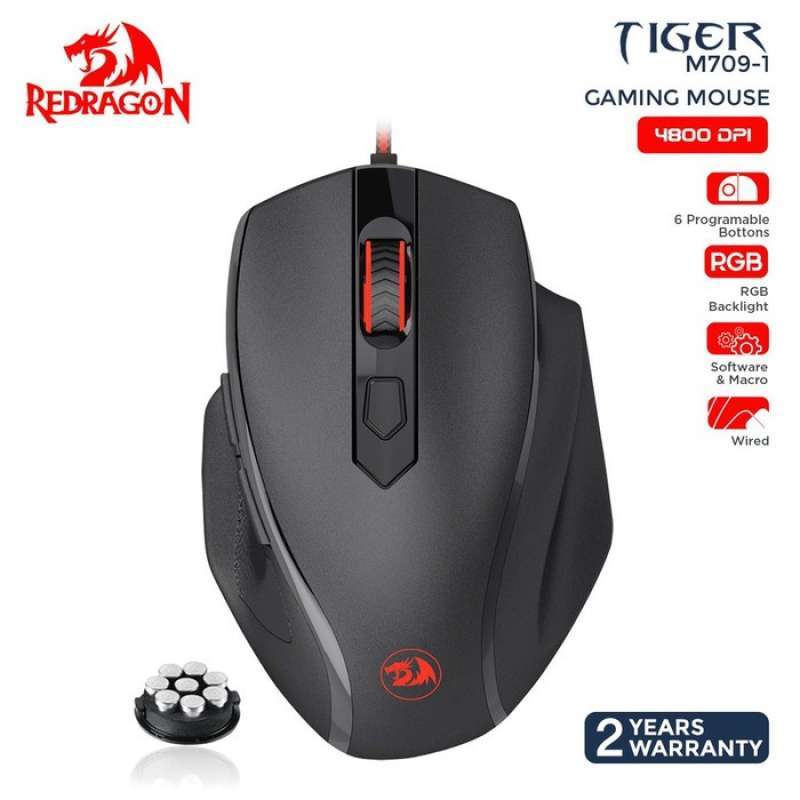 Promo Redragon Mouse Gaming Wired Macro M709-1 Tiger 2 Diskon 23% di Seller Farere store - Tegal ...