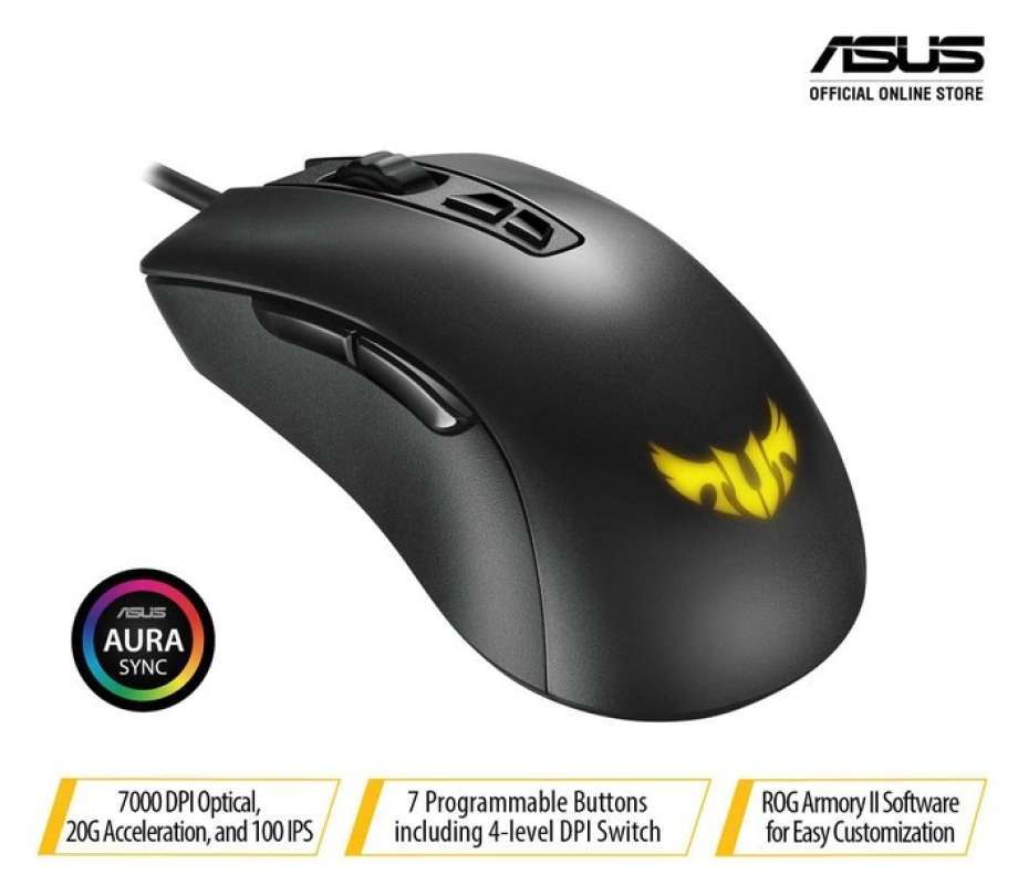 Promo ASUS MOUSE TUF GAMING M3 RGB OPTICAL Diskon 23% di Seller Farere ...