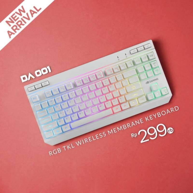 Promo Keyboard Digital Alliance DA 001 - Wireless Membrane Gaming ...